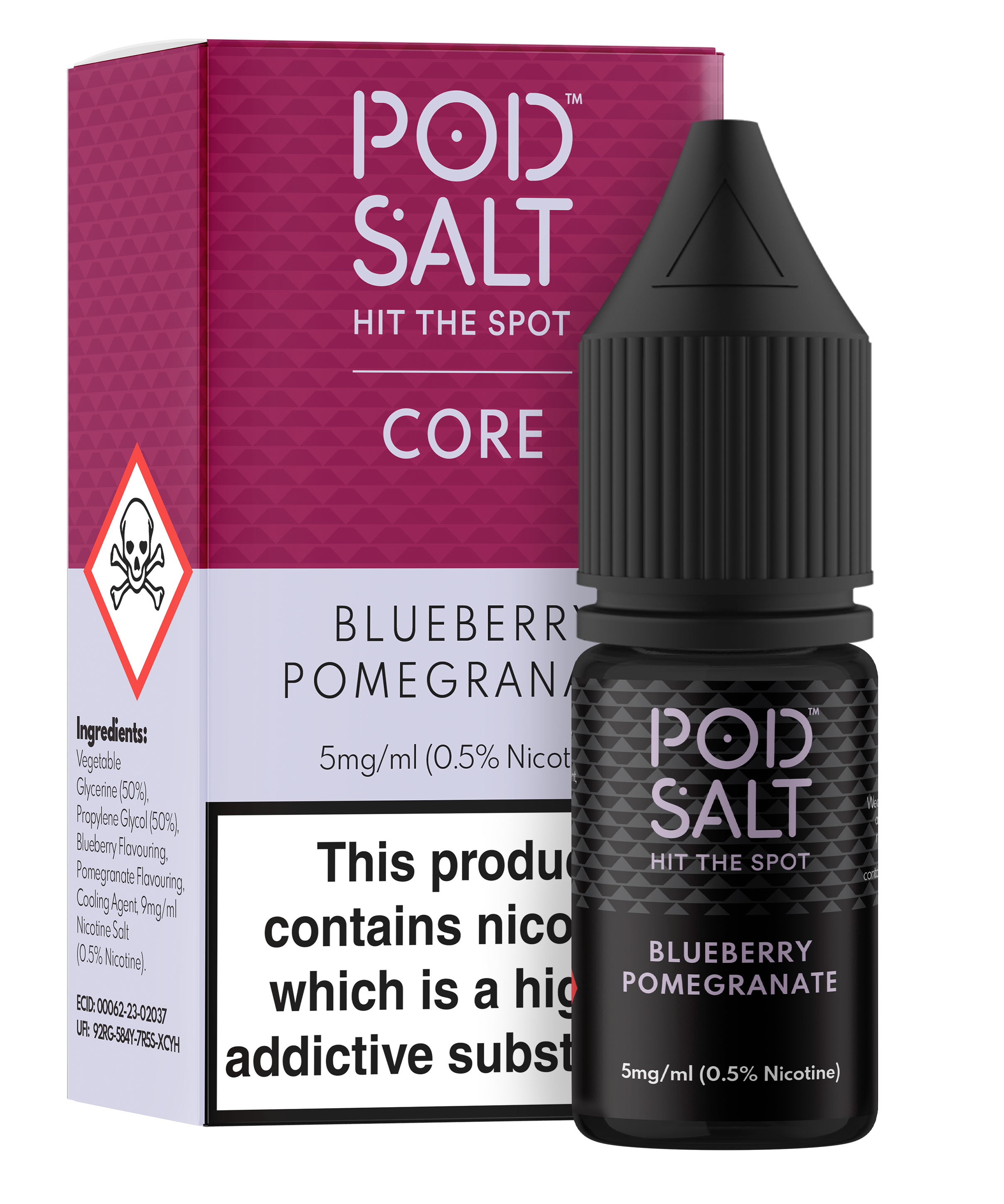 Pod Salt Blueberry Pomegranate E-Liquid from £2.09