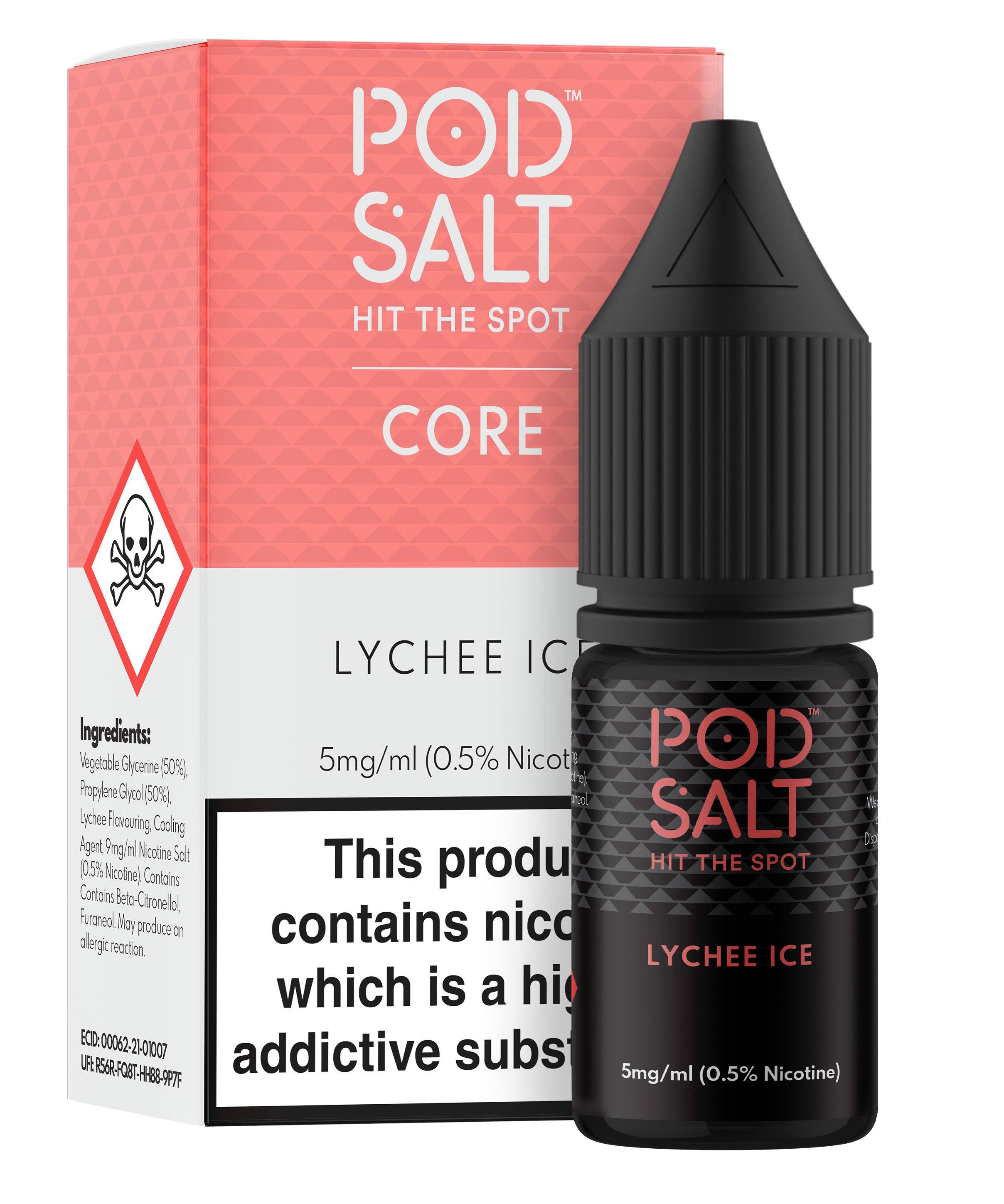 Pod Salt Lychee Ice E-Liquid from £2.09