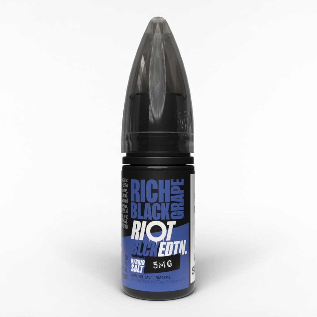 Riot Squad Rich Black Grape E-Liquid from £1.75