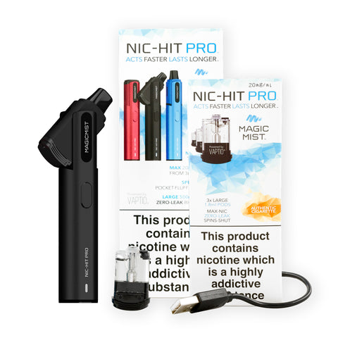 Nic-Hit Pro - Next-Gen Maximum Nicotine. Acts Faster. Lasts Longer.